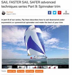 SAIL FASTER SAIL SAFER advanced techniques series Part 9 – Spinnaker ...